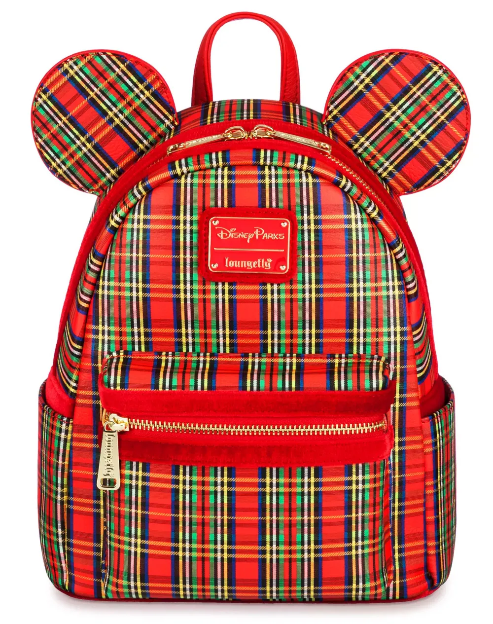 Loungefly Mickey Mouse [Disney] : Mini sac à dos à carreaux Mickey Mouse pas cher | Flytopia