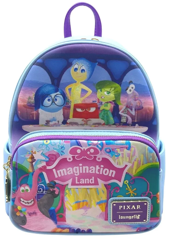 Loungefly Vice Versa Disney Pixar Mini Sac à Dos Vice Versa Scènes Pas Cher Flytopia